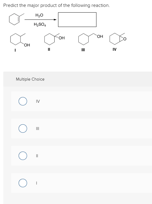 Solved Predict the major product of the following reaction. | Chegg.com
