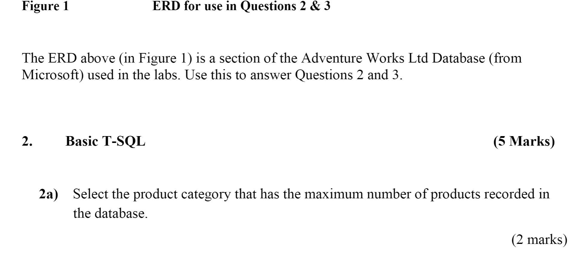 Solved AdventureWorksLT Schema SalesLT Schema Best Print | Chegg.com