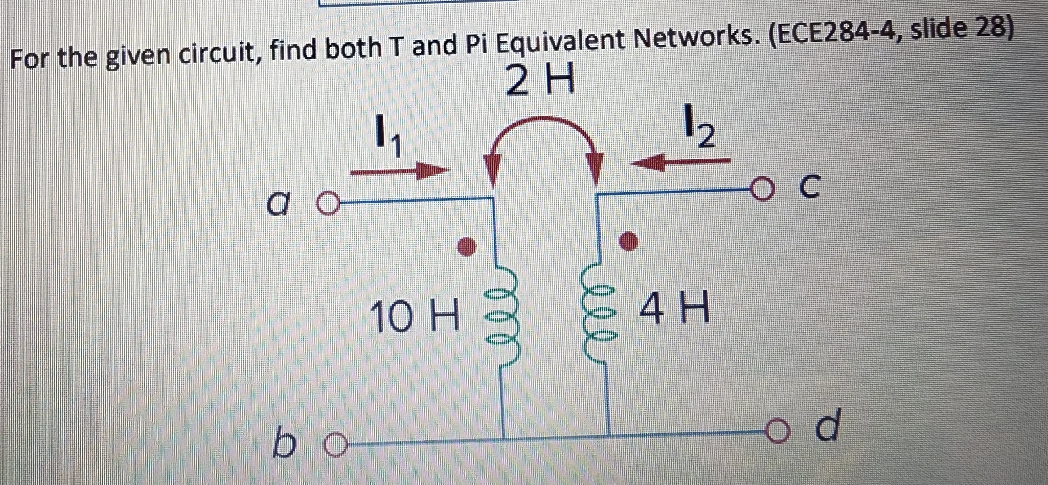 Solved For the given circulit find hoth T and Pi Equivalent | Chegg.com