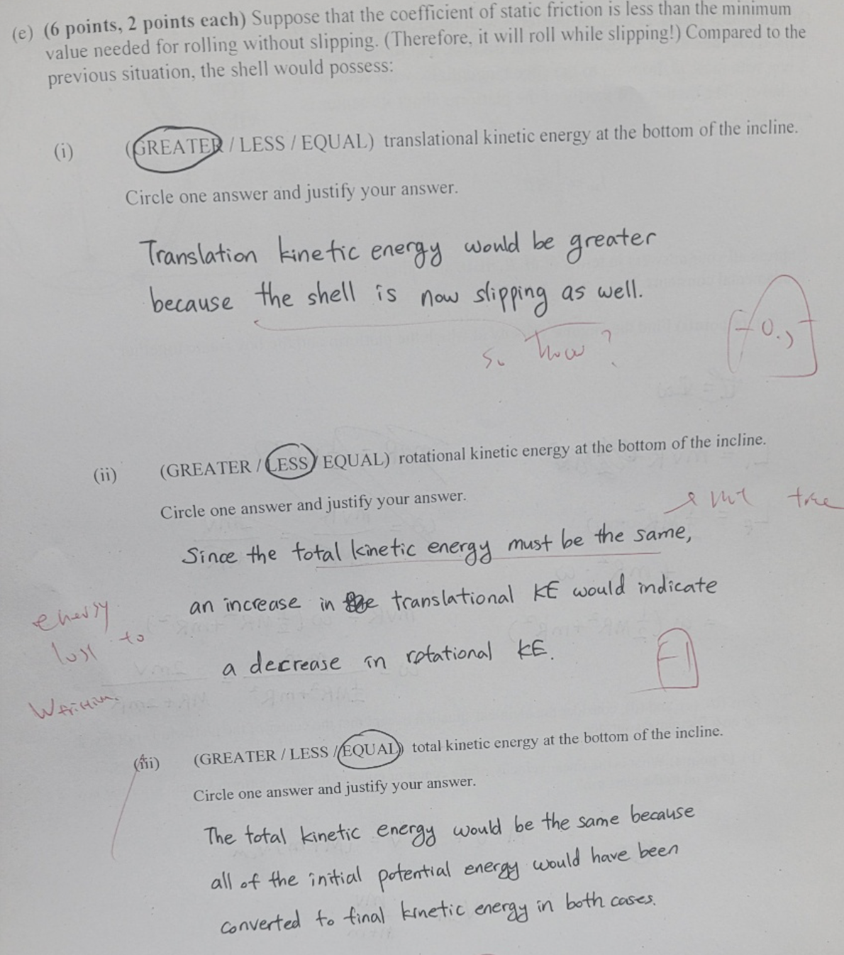 Solved Q4. (20 points total) A spherical shell has a moment | Chegg.com