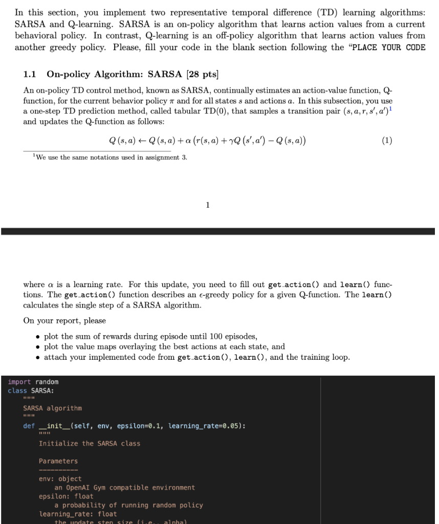 In this section, you implement two representative | Chegg.com
