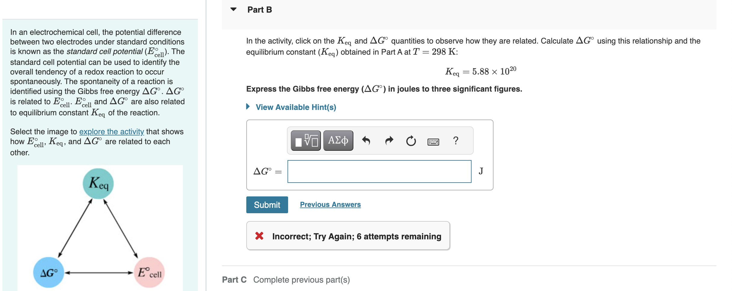 Solved I already did part A I just need part B please help | Chegg.com