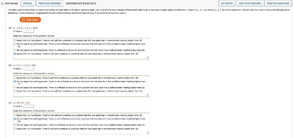 Solved 5. [3/6 Points) DETAILS PREVIOUS ANSWERS DEVORESTAT9 | Chegg.com