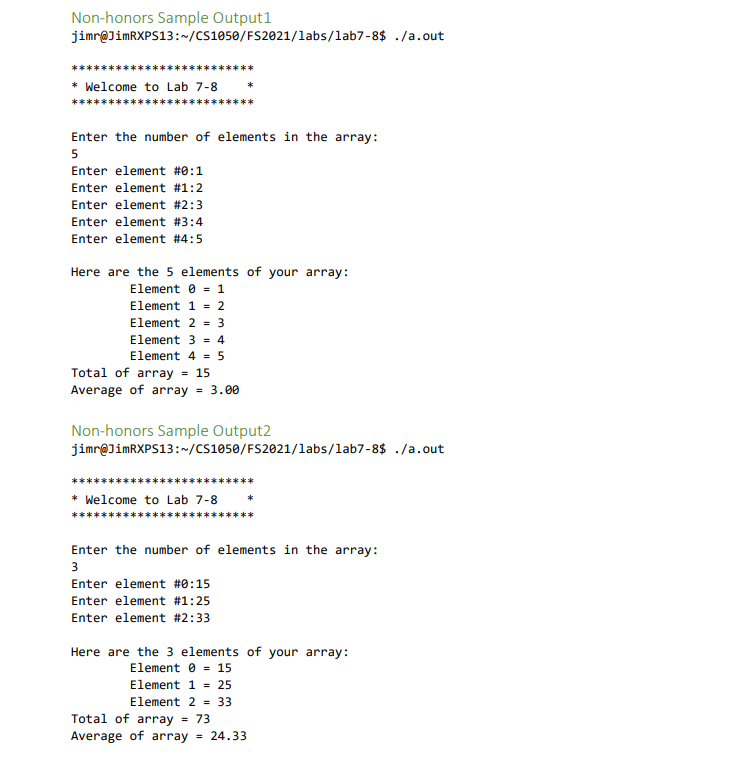 Solved Description For the lab assignment, you need to write | Chegg.com