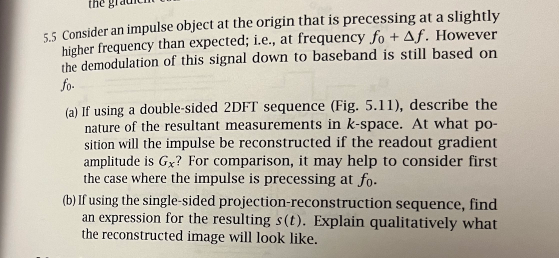 Solved 5.5 Consider an impulse object at the origin that is | Chegg.com