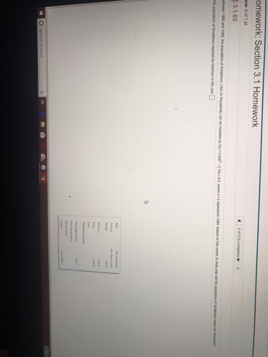 Solved Omework Section 3 1 Homework Ore 0 Of 1 Pt 3 1 63