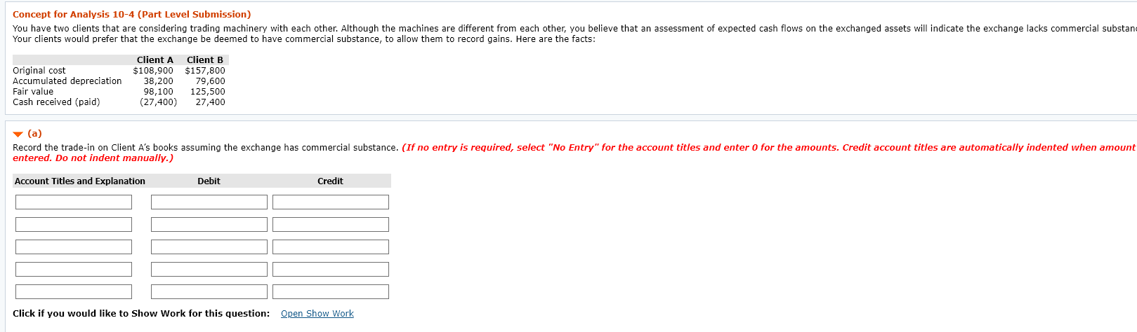 Solved Concept for Analysis 10-4 (Part Level Submission) You | Chegg.com