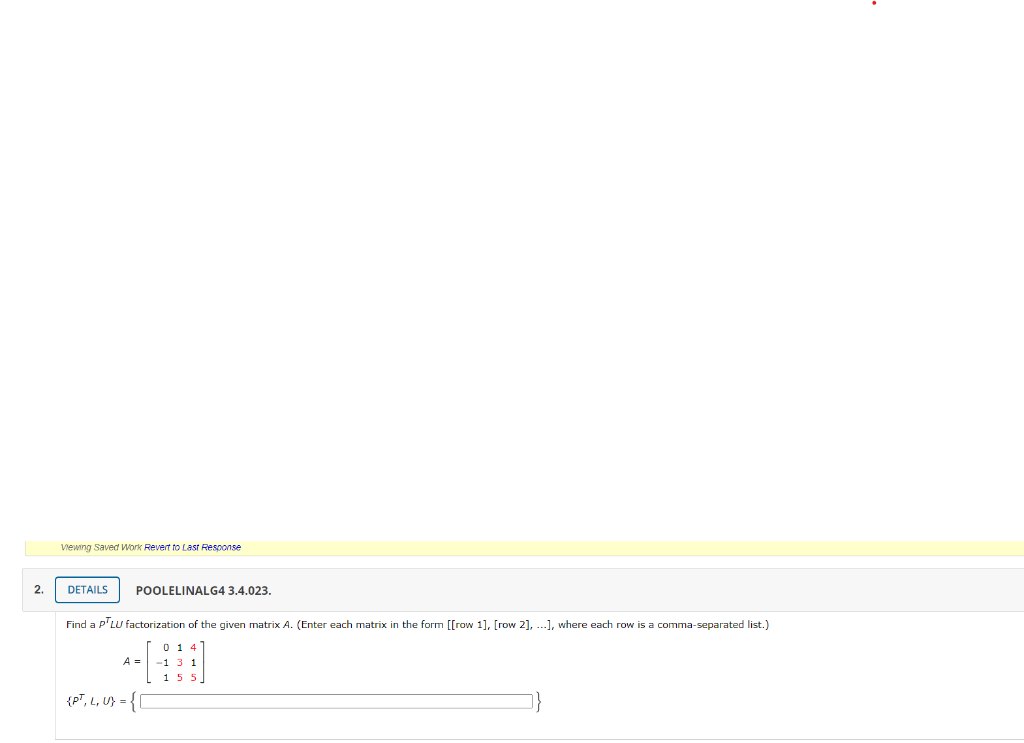 Solved Viewing Saved Work Revert to Last Response 2. DETAILS | Chegg.com