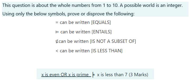 Solved This question is about the whole numbers from 1 to 10 | Chegg.com