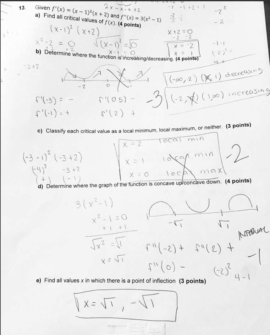 Solved I only need help with graphing #14. I attached my | Chegg.com