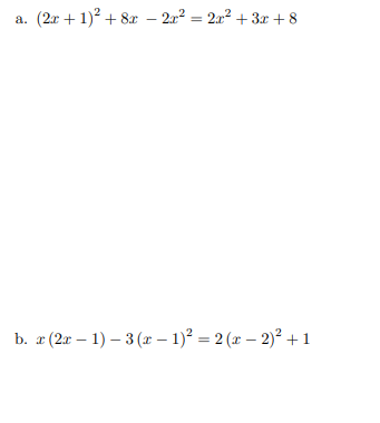 Solved 1. Solve the following equations 2. Solve by the | Chegg.com