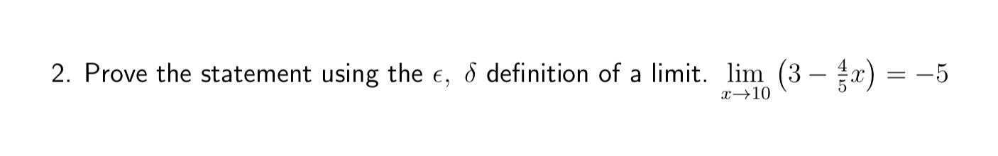 Solved Prove the statement using the εlon,δ ﻿definition of a | Chegg.com