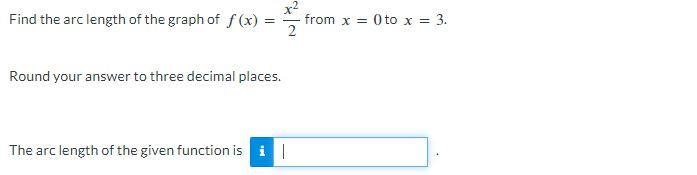 Solved Find the arc length of the graph of f(x)=2x2 from x=0 | Chegg.com