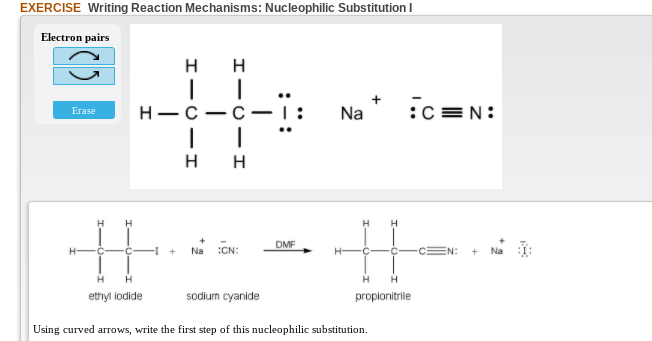 Solved EXERCISE Writing Reaction Mechanisms: Nucleophilic | Chegg.com
