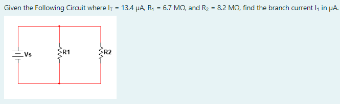 Solved What is the total circuit current in the following | Chegg.com