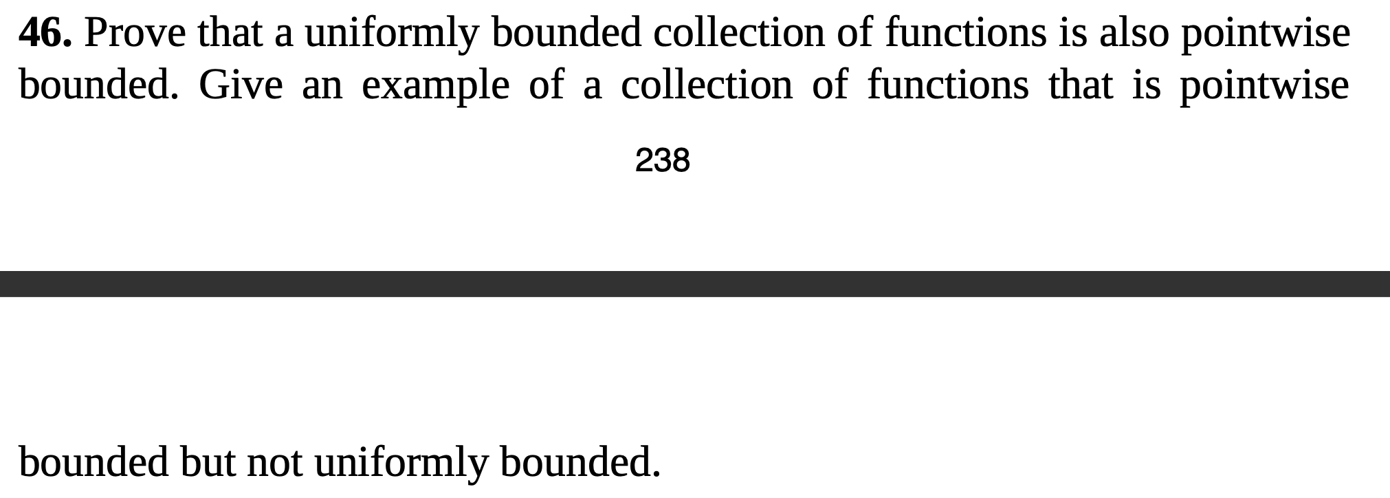 Solved 46. Prove that a uniformly bounded collection of | Chegg.com