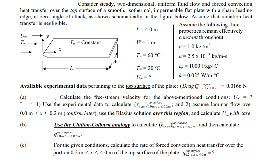 Solved X Consider steady, two-dimensional, uniform fluid | Chegg.com