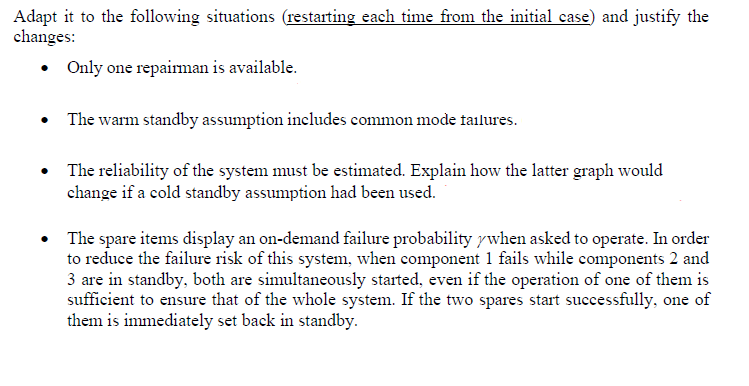 Solved Consider a 3 -element system in passive redundancy | Chegg.com