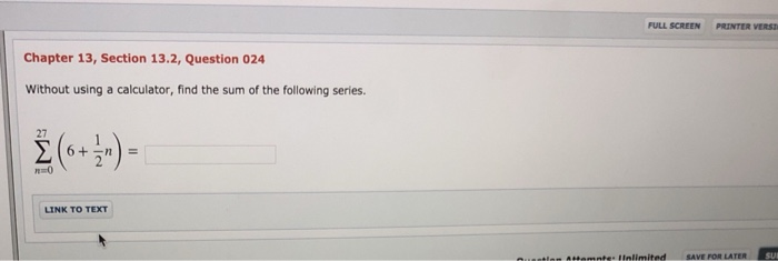 Solved FULL SCREEN PRINTER VERSION BACK NEXT Chapter 13, | Chegg.com