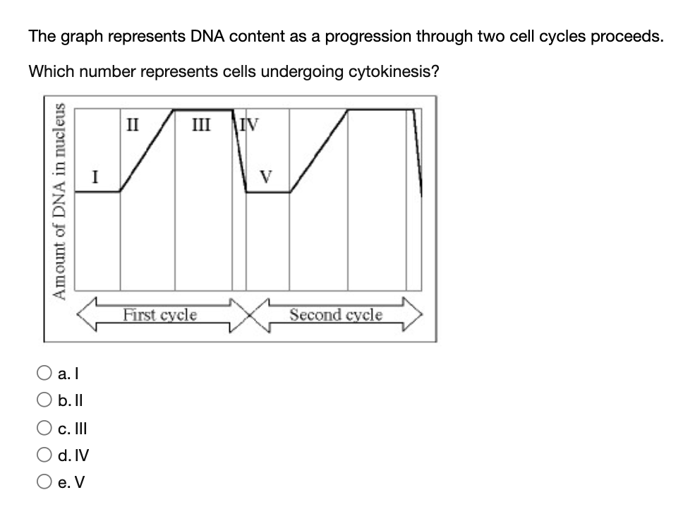 Solved The graph represents DNA content as a progression | Chegg.com