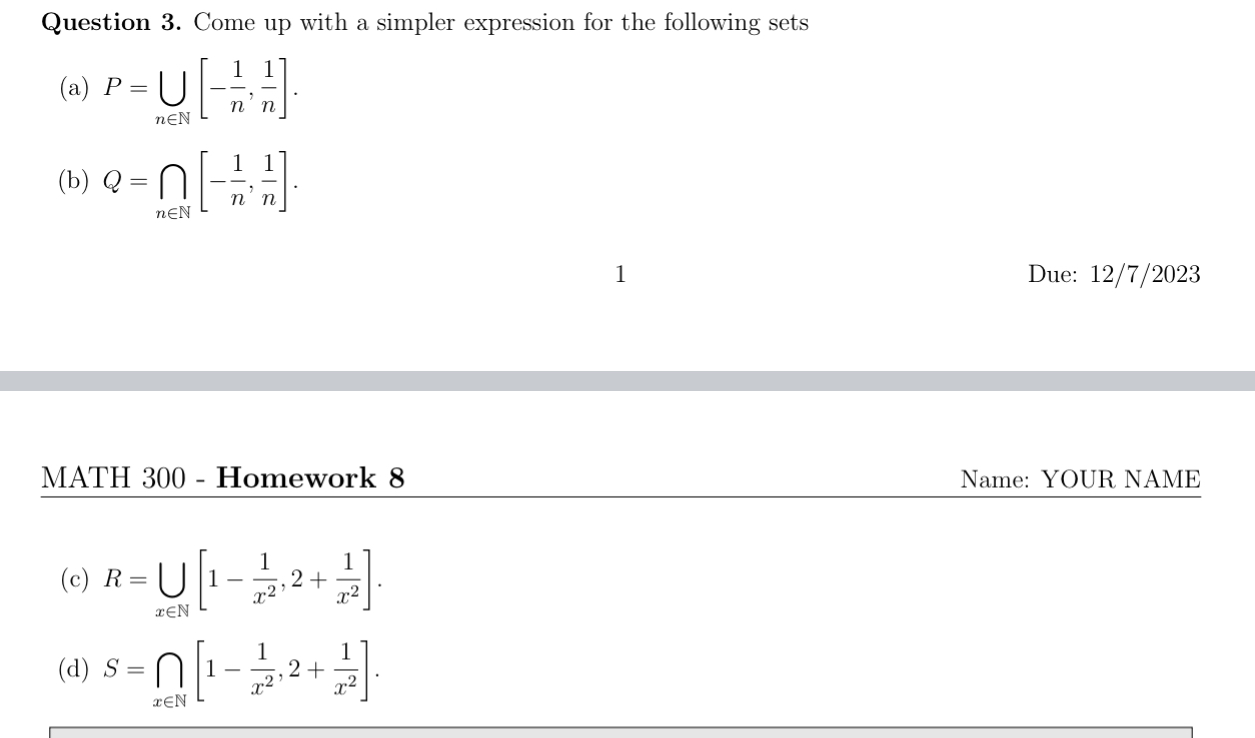 Solved Question 3. Come up with a simpler expression for the | Chegg.com