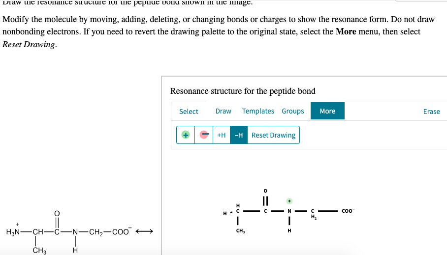 Solved Modify the molecule by moving, adding, deleting, or | Chegg.com