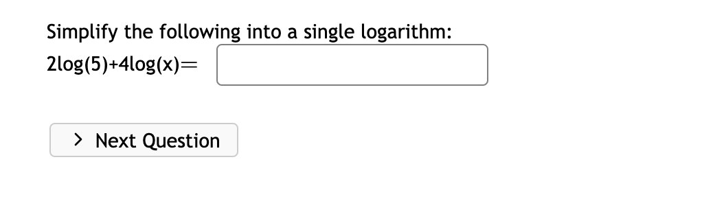 Solved Simplify the following into a single logarithm: | Chegg.com
