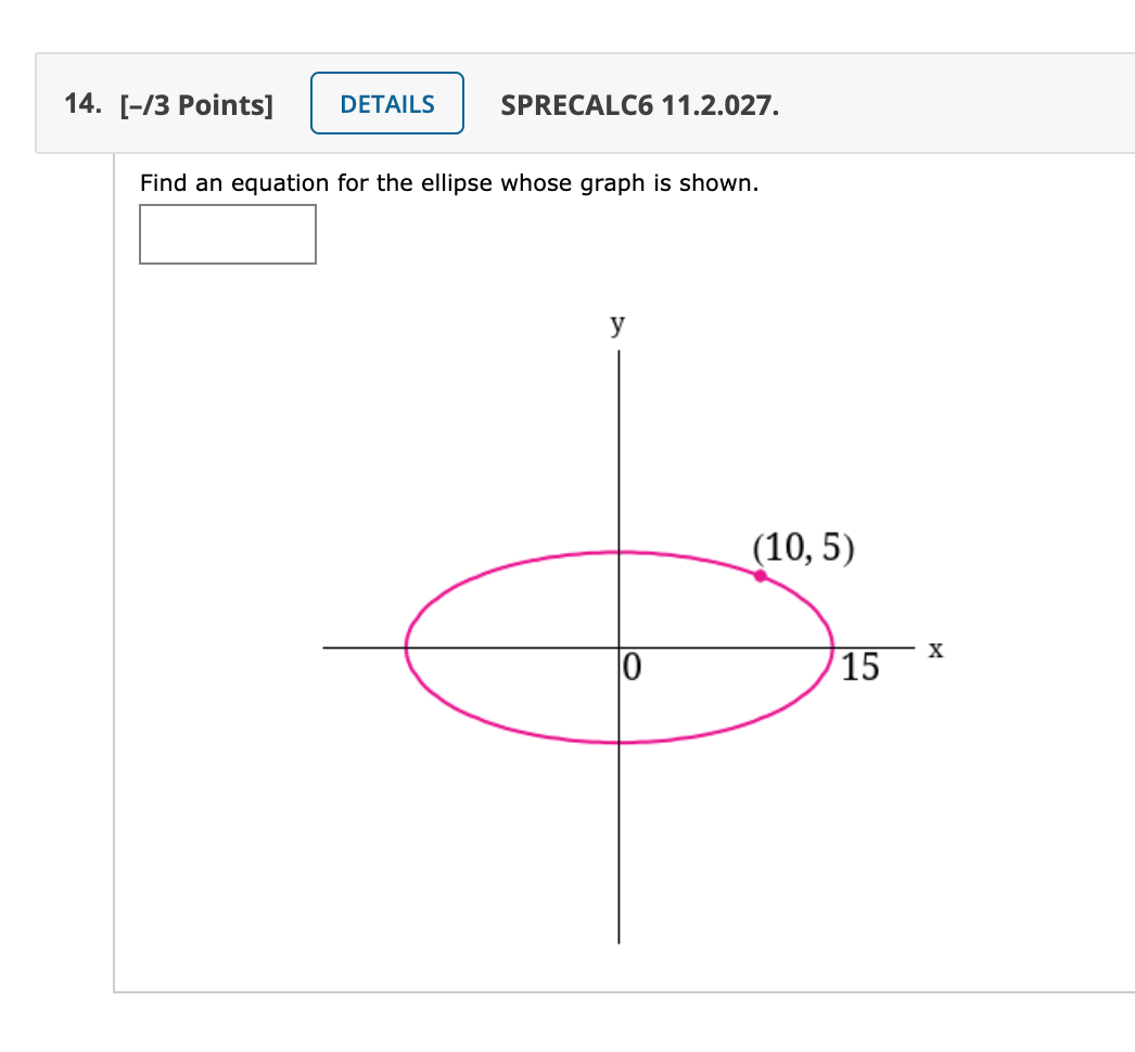 Solved 14. [-/3 Points] DETAILS SPRECALC6 11.2.027. Find an | Chegg.com