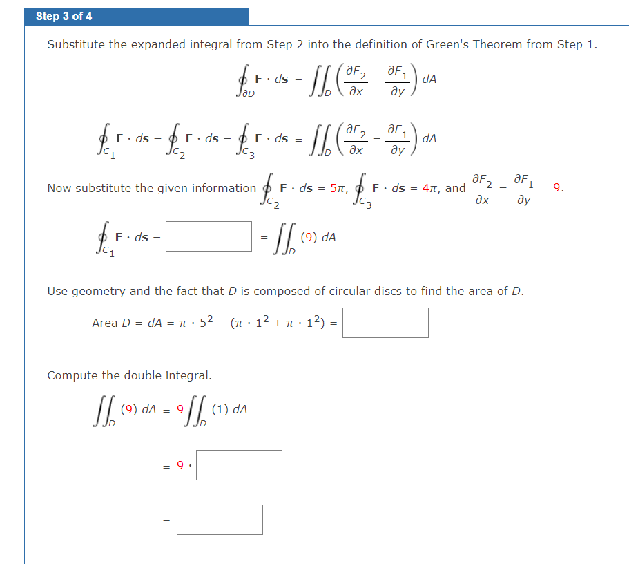 Substitute the expanded integral from Step 2 into the | Chegg.com