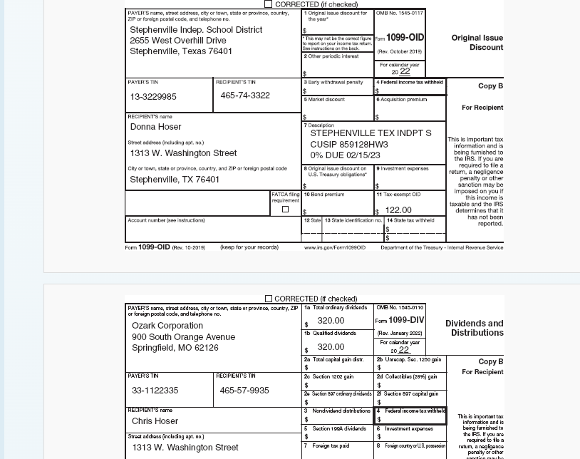 Group 4: Comprehensive Problems 1. Donna and Chris | Chegg.com