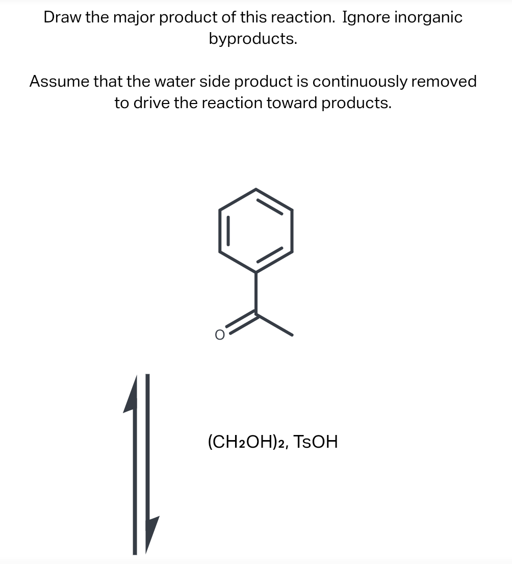 Solved Draw the major product of this reaction. Ignore | Chegg.com