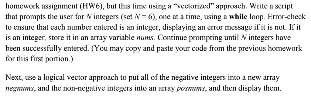 Solved homework assignment (HW6), but this time using a | Chegg.com