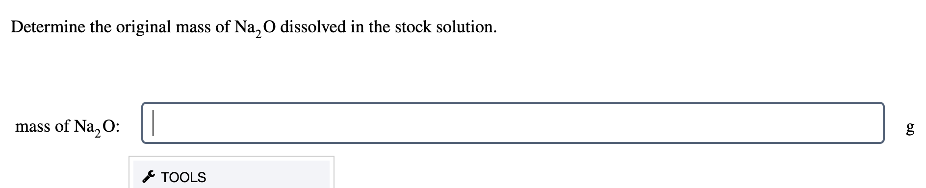 Solved An unknown mass of Na2O (molar mass =61.979 g/mol ) | Chegg.com