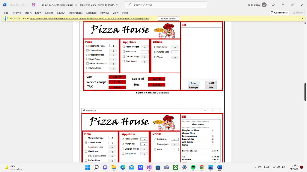 Solved Windows form ordering system design Hello i want your | Chegg.com