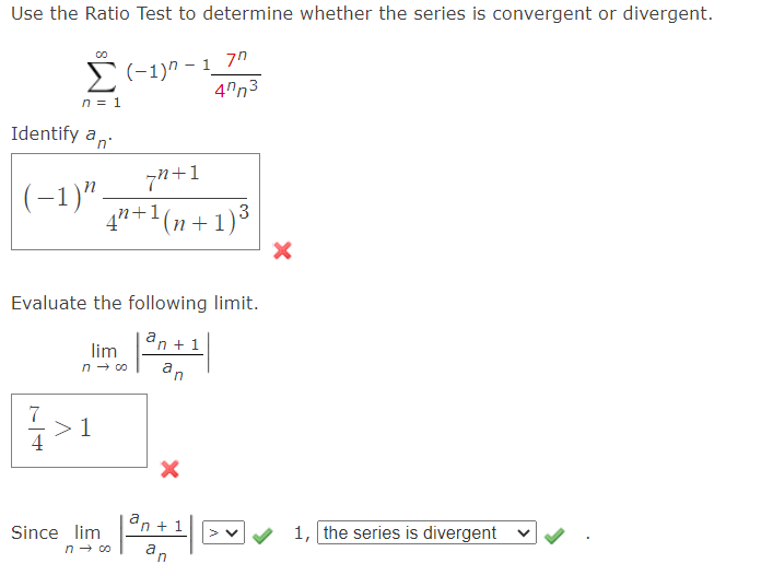 Solved Use the Ratio Test to determine whether the series is | Chegg.com
