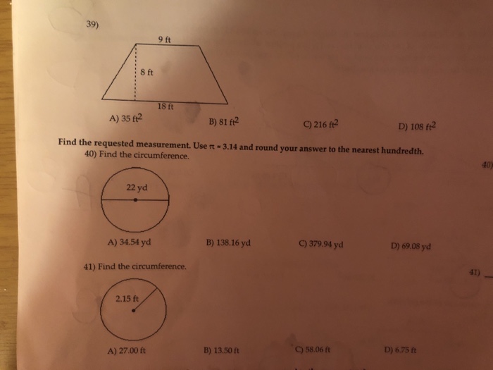 Solved Need help solving these problems . I have | Chegg.com