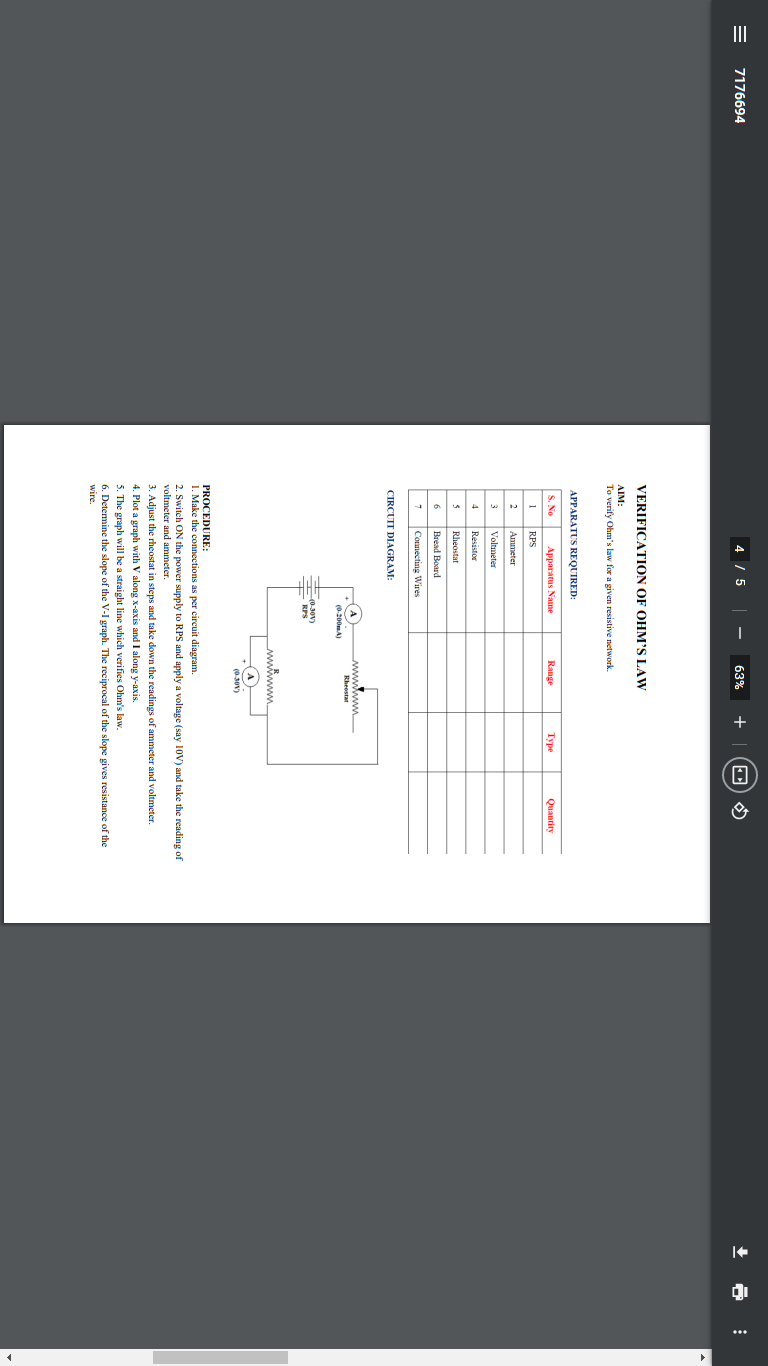 Solved Verification of Kirchhoff's Laws Aim: To verify | Chegg.com