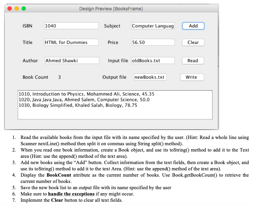 Solved Exercise 2: A librarian needs to keep track of the | Chegg.com