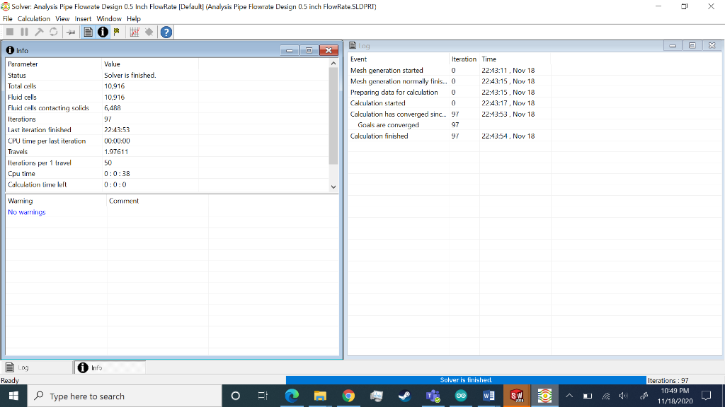 Solved ?.. EX PS SOLIDWORKS File Edit View Insert Tools | Chegg.com