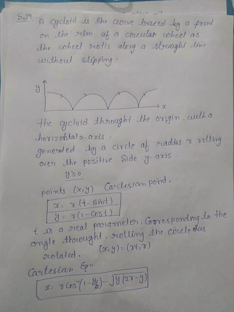 Solved Derive the Cartesian coordinates of an inverted | Chegg.com