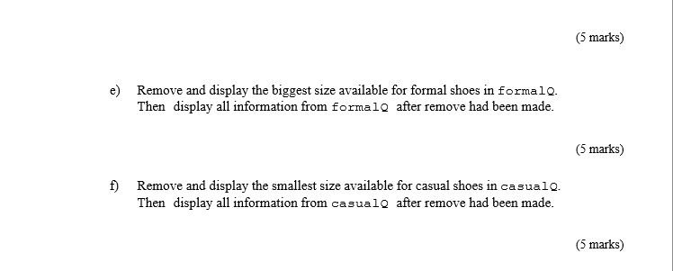 Solved 1. public class Shoes ( String type; String style; | Chegg.com