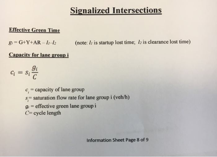 15 points) An approach to a 7 à signalized | Chegg.com