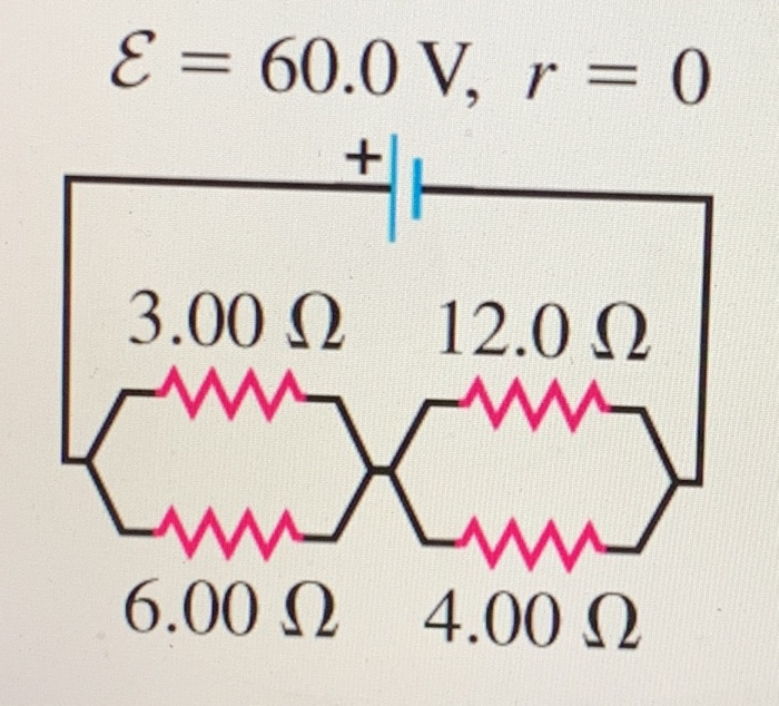 Solved A) Compute the equivalent resistance of the network | Chegg.com