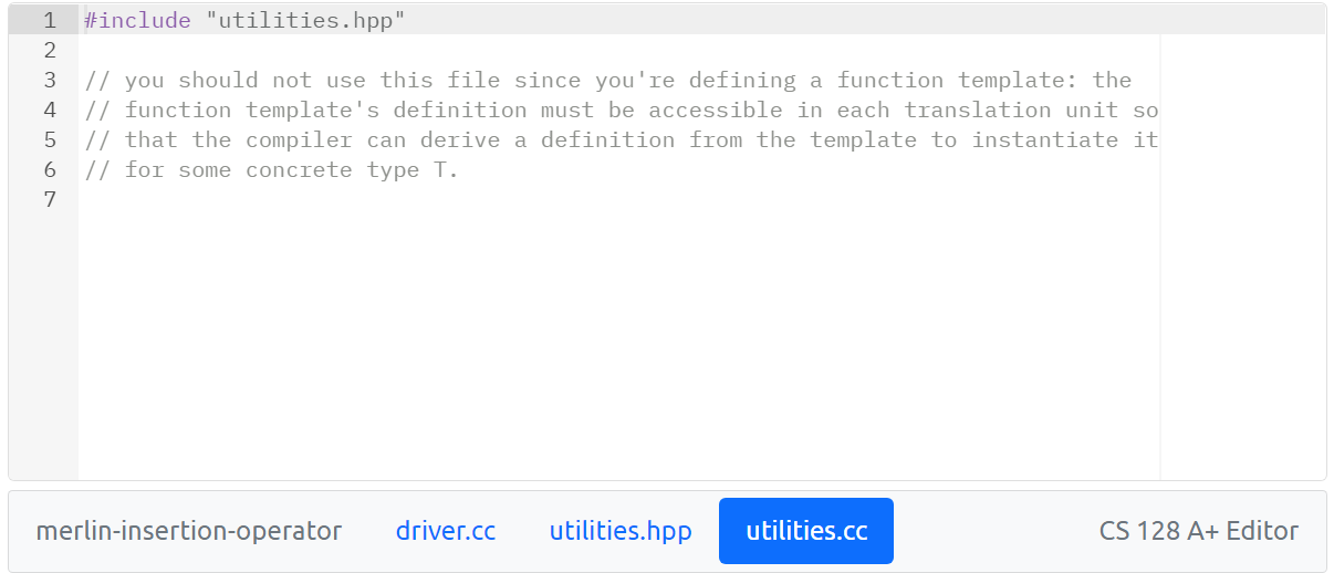 Solved Merlin was showing off his operator overloading | Chegg.com