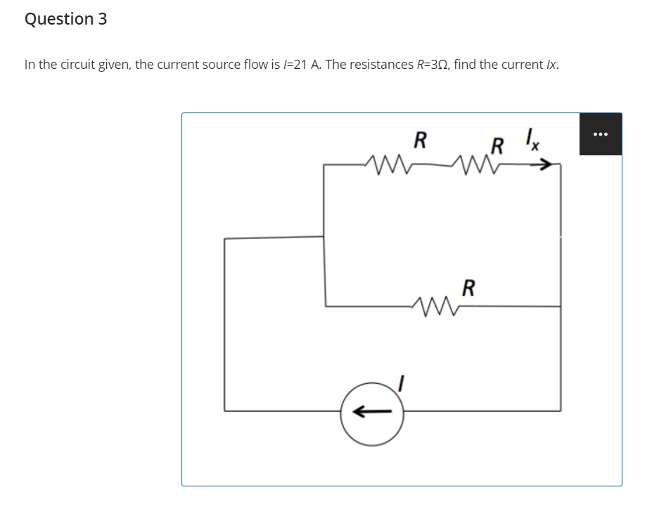 Solved In the circuit given, the current source flow is l=21 | Chegg.com
