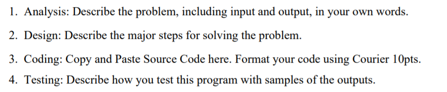 Solved Please answer this programming question i will attach | Chegg.com