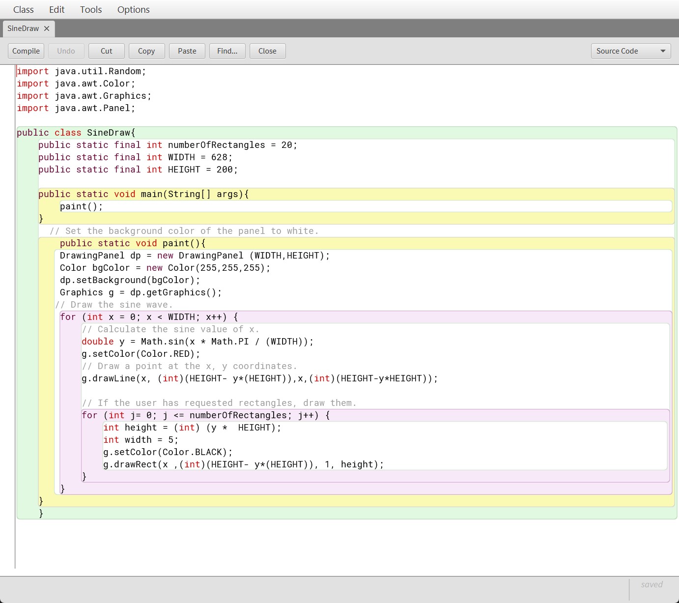 Solved 4 Graphical Output Draw rectangles corresponding to | Chegg.com