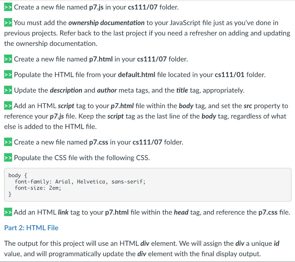 Part 0: Reloading The Web Page After Changes; Outline | Chegg.com