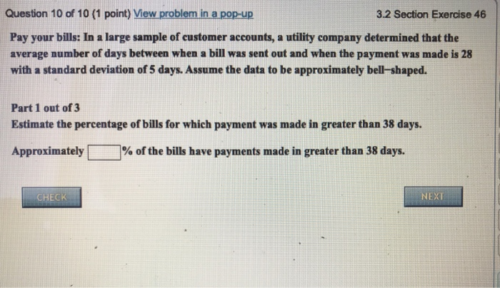 Solved Question 10 of 10 (1 point) View problem in a pop-up | Chegg.com Solved Question 10 of 10 (1 point) View problem in a pop-up | Chegg.com