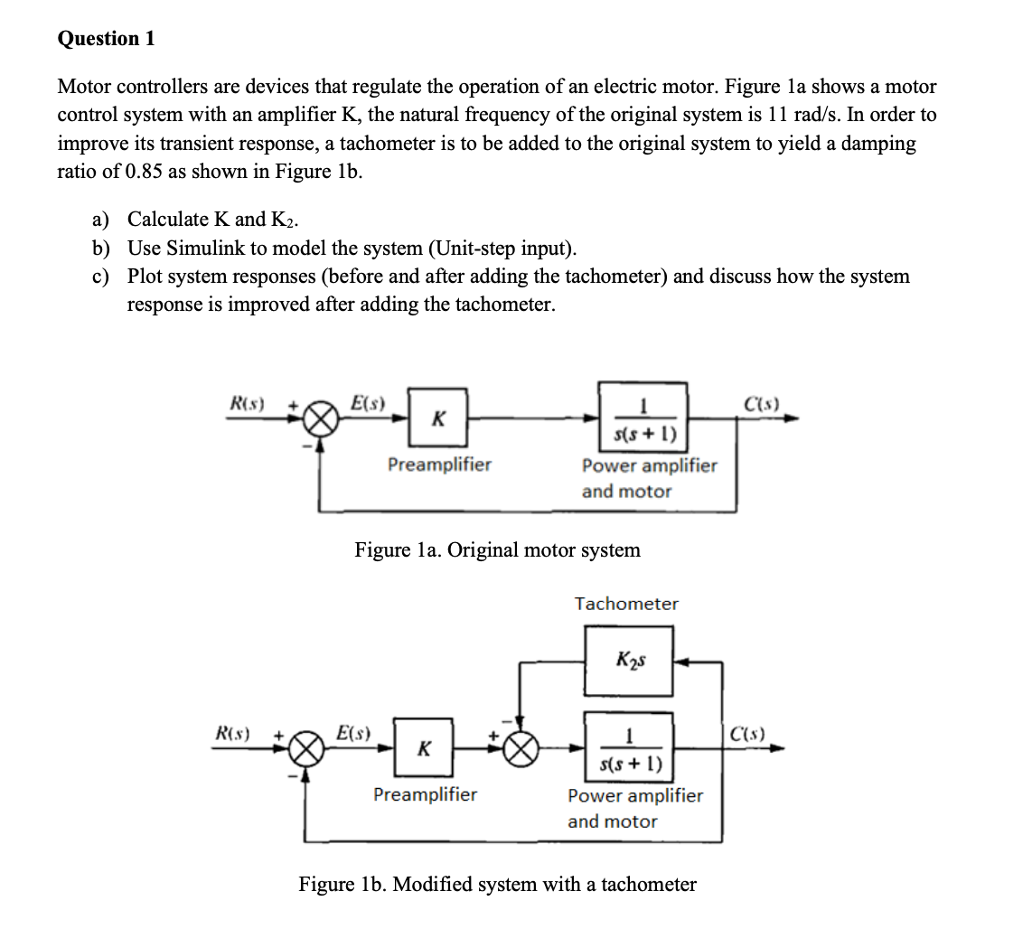 Solved Motor controllers are devices that regulate the | Chegg.com